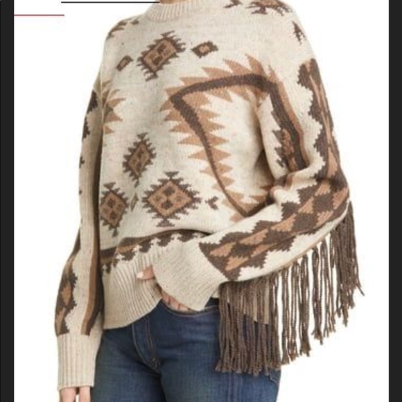 Ralph Lauren | Sweaters | Polo Ralph Lauren Aztec Fringe Sweater Xxl Wool | Poshmark